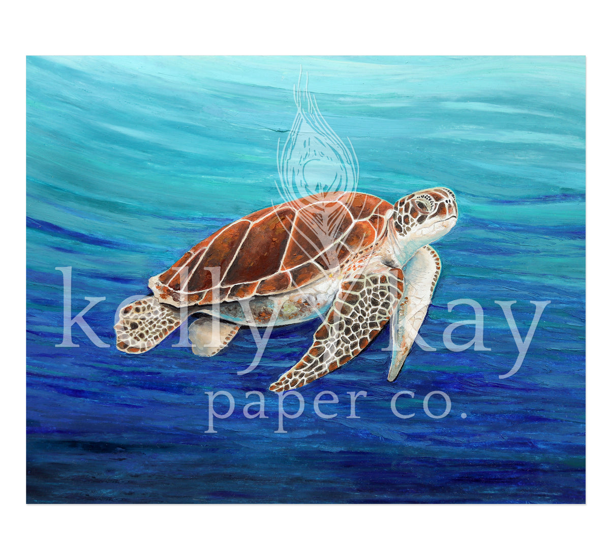Sea Turtle Art Print – KellyKay