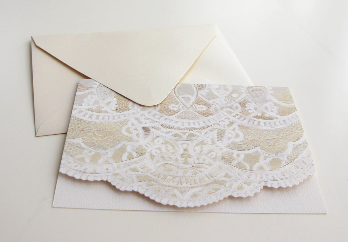 Fold Notes | French Lace + Scalloped Edge – KellyKay