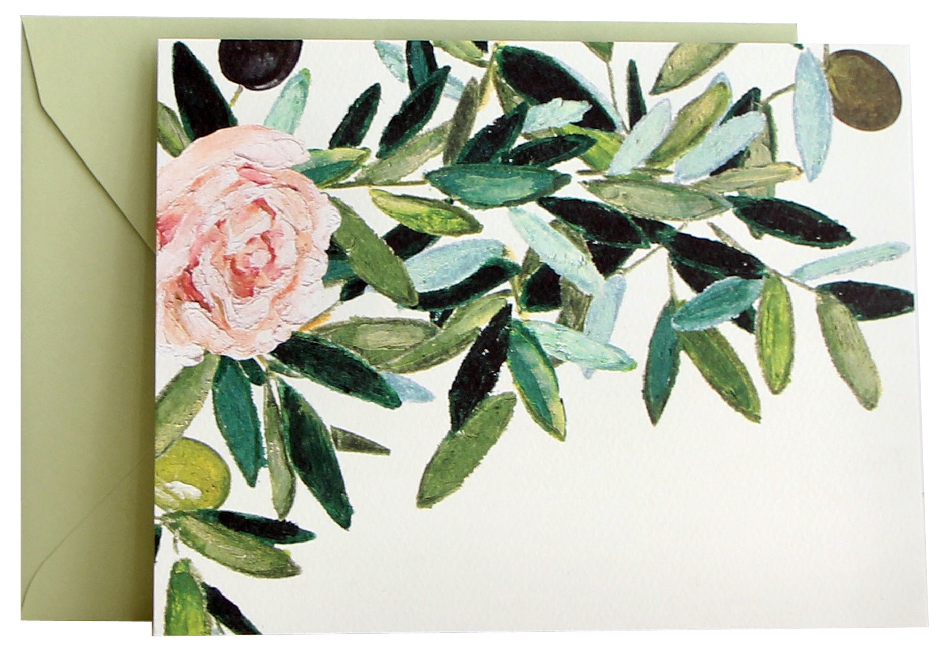 Fold Notes | Olive Leaf & Rose – KellyKay