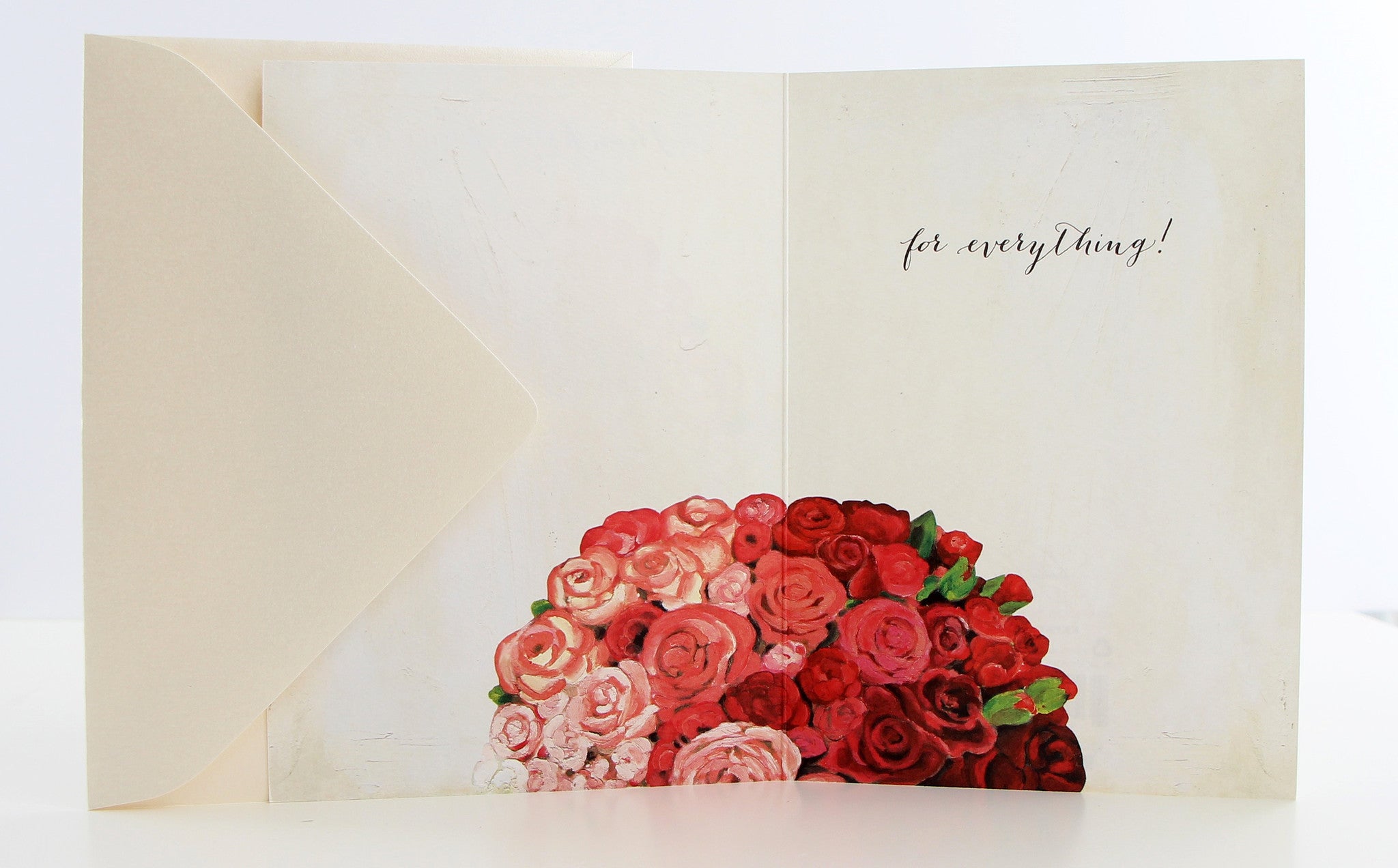 Thank You Card | Rose Bouquet – KellyKay